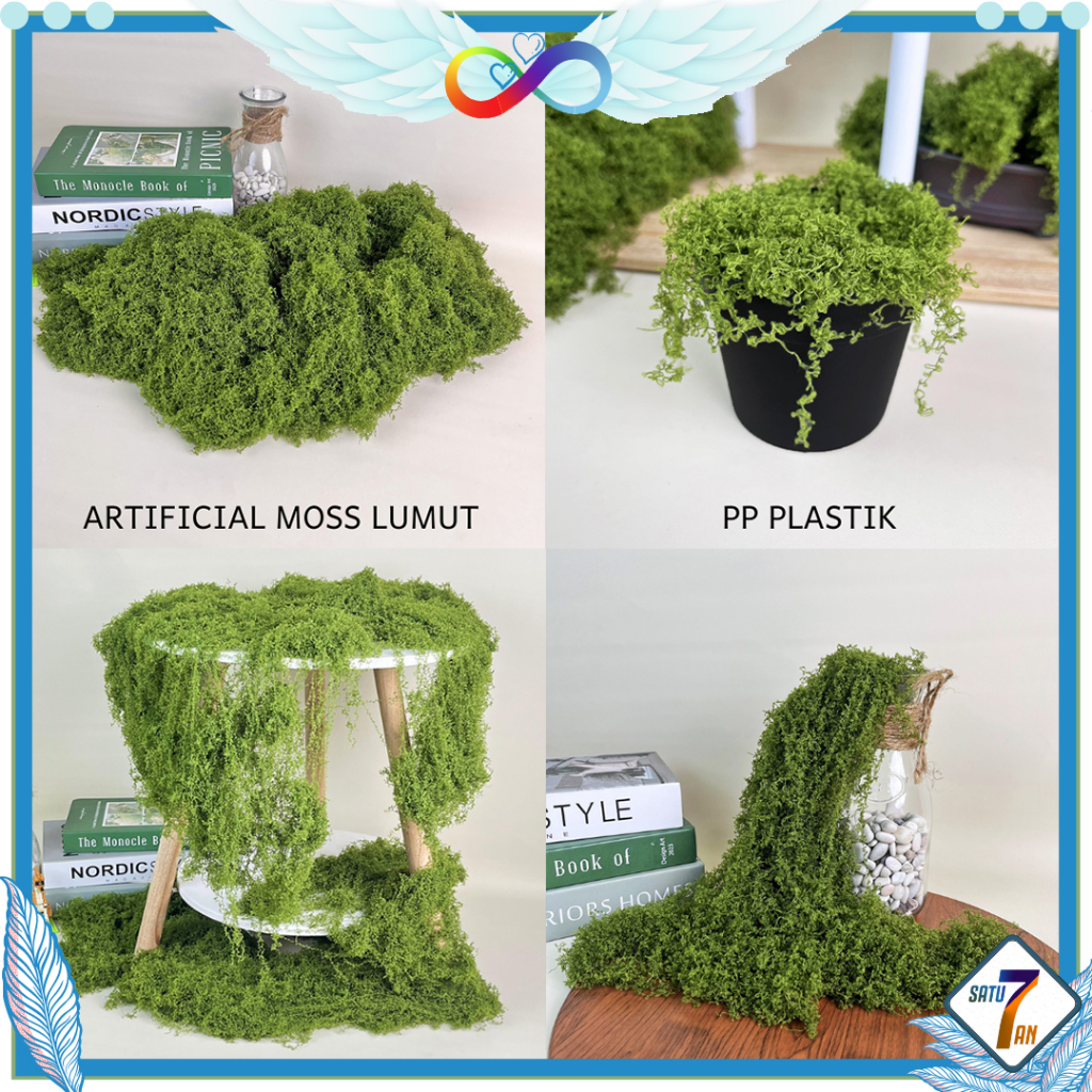 Jual Artificial Moss Lumut Plastik Daun Sintetis Hiasan Dekorasi ...