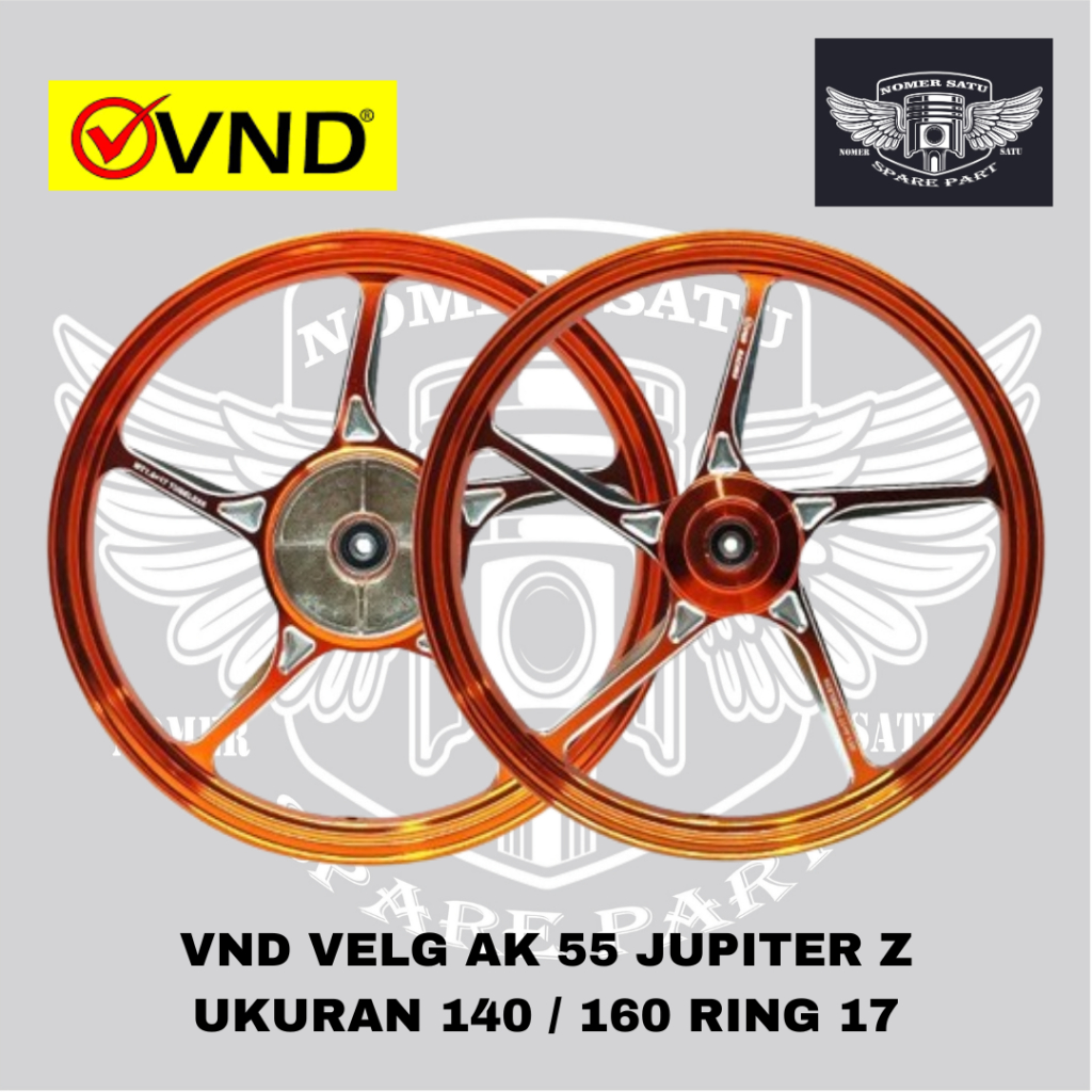 Jual VND RACING VELG MODEL ENKEI X1R TAKA AK 55 JUPITER Z MX OLD F1ZR ...