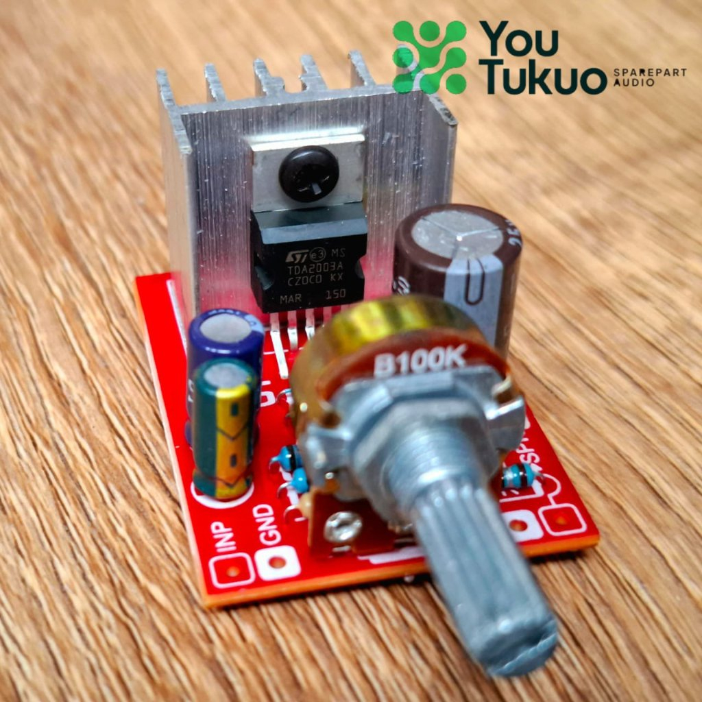 Jual Kit TDA 2003 Tda2003 mini amplifier 12 volt mono plus potensio ...