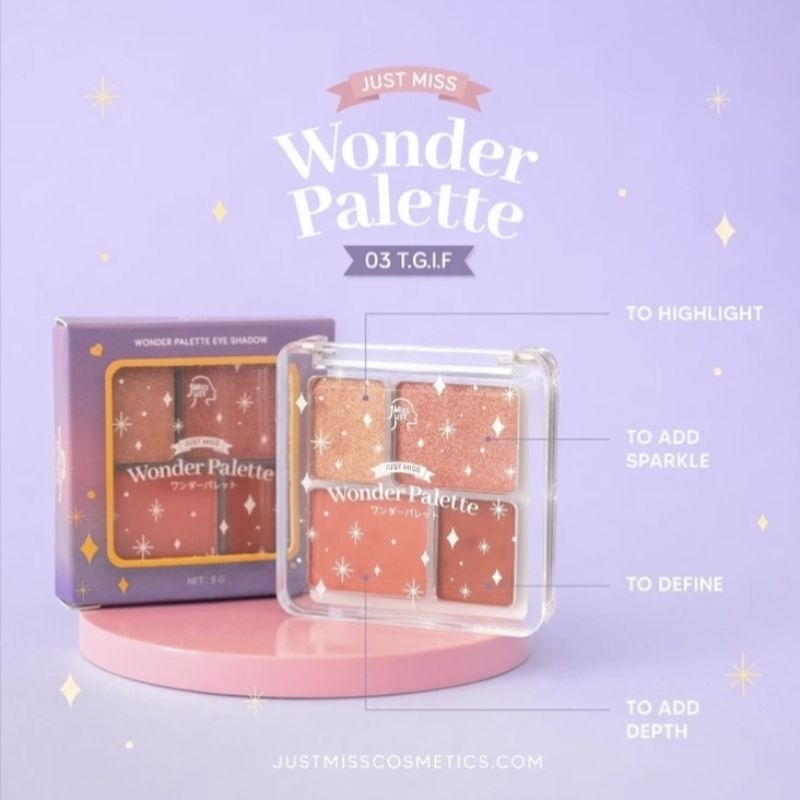 Jual JUST MISS Wonder Palette Eyeshadow | Shopee Indonesia