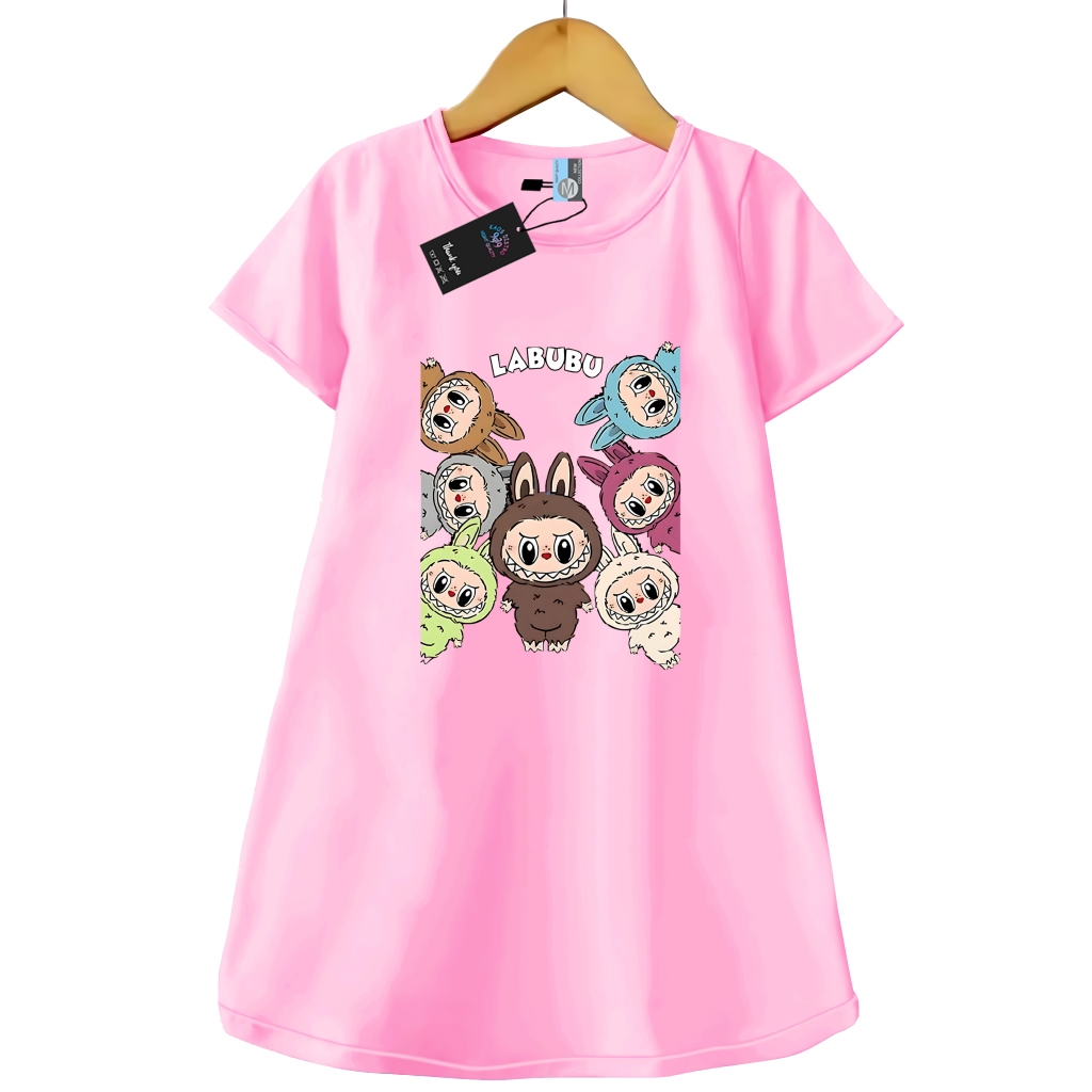 Jual Dress Anak Perempuan Labubu Daster Anak Labubu | Shopee Indonesia