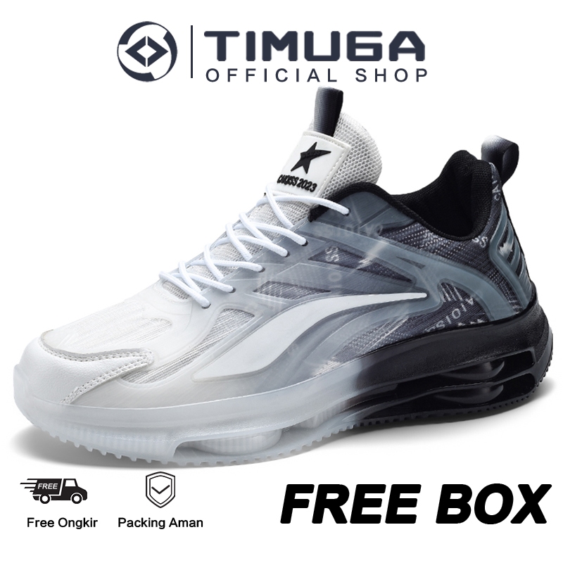 Jual TIMUGA Sneakers Pria Sepatu Olahraga Cowok Sport Running Shoes ...
