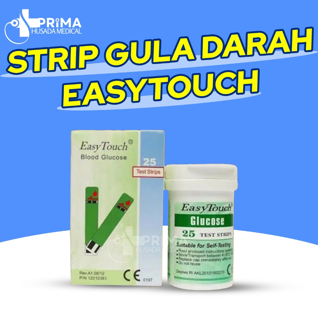 Jual Refill Strip / Stik Gula Darah Easy Touch Isi 25 | Shopee Indonesia