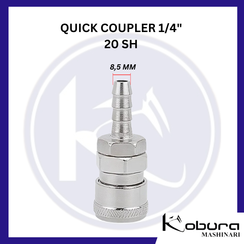 Jual Quick Coupler 20 SH Coupler Connector Hose 1/4" Inch Sambungan ...