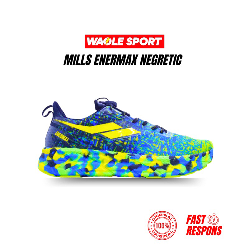 Jual SEPATU RUNNING MILLS ENERMAX NERGETIC | Shopee Indonesia