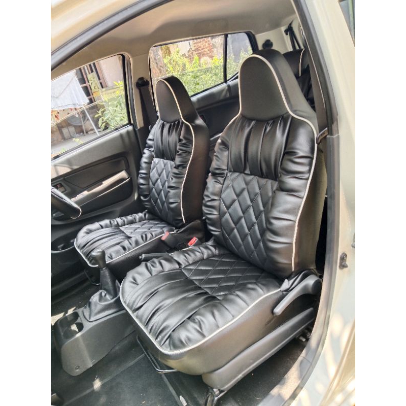 Jual sarung jok mobil model sofa, 2 baris,ayla,brio,karimun wagon,jazz ...