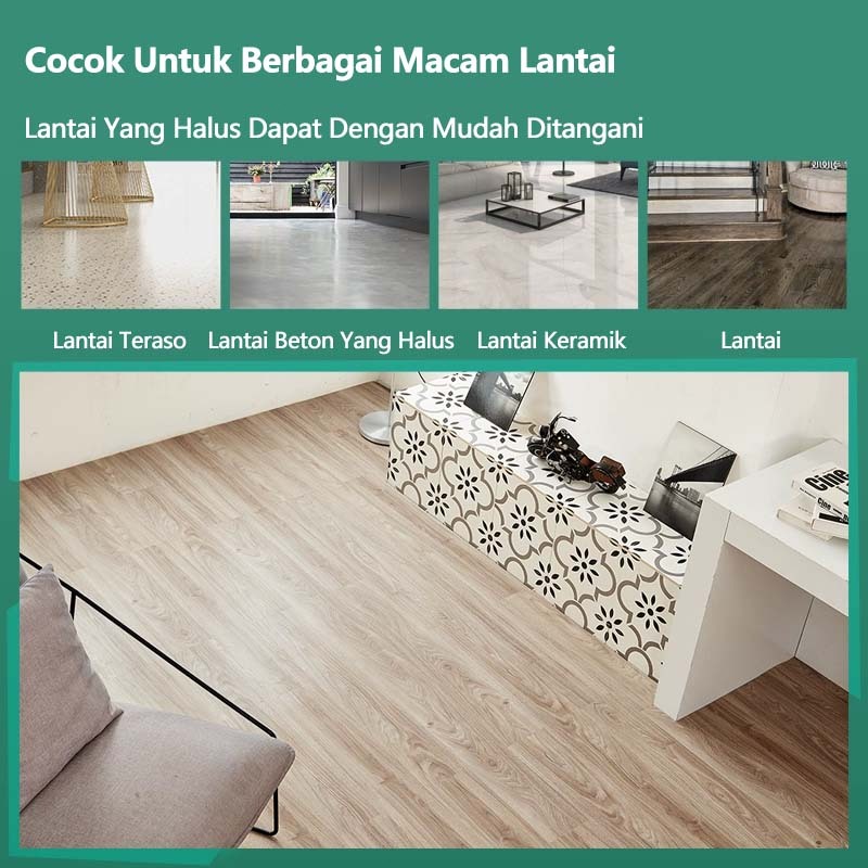 Jual PVC Ubin Lantai Premium 91.5cmX15.2cmX1.2mm / Vinyl Lantai Stiker ...