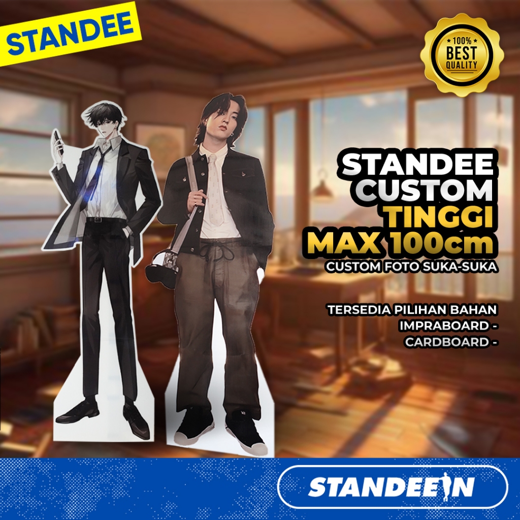 Jual Standee Ukuran Tinggi 100cm Custom Gambar | Shopee Indonesia
