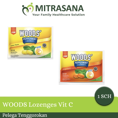 Jual WOODS LOZENGES LEMON / ORANGE VIT C | Pelega Tenggorokan | Shopee ...