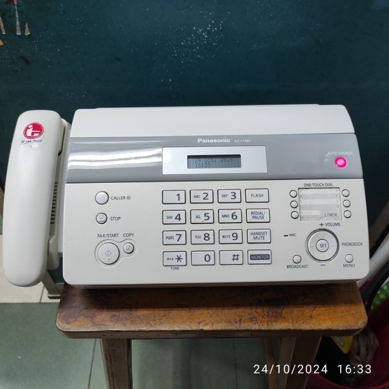 Jual Mesin Fax/Faximile/PANASONIC KX-983 AUTO CUTTER/DISPLAY ETALASE TOKO/GARANSI/ORIGINAL BY ...