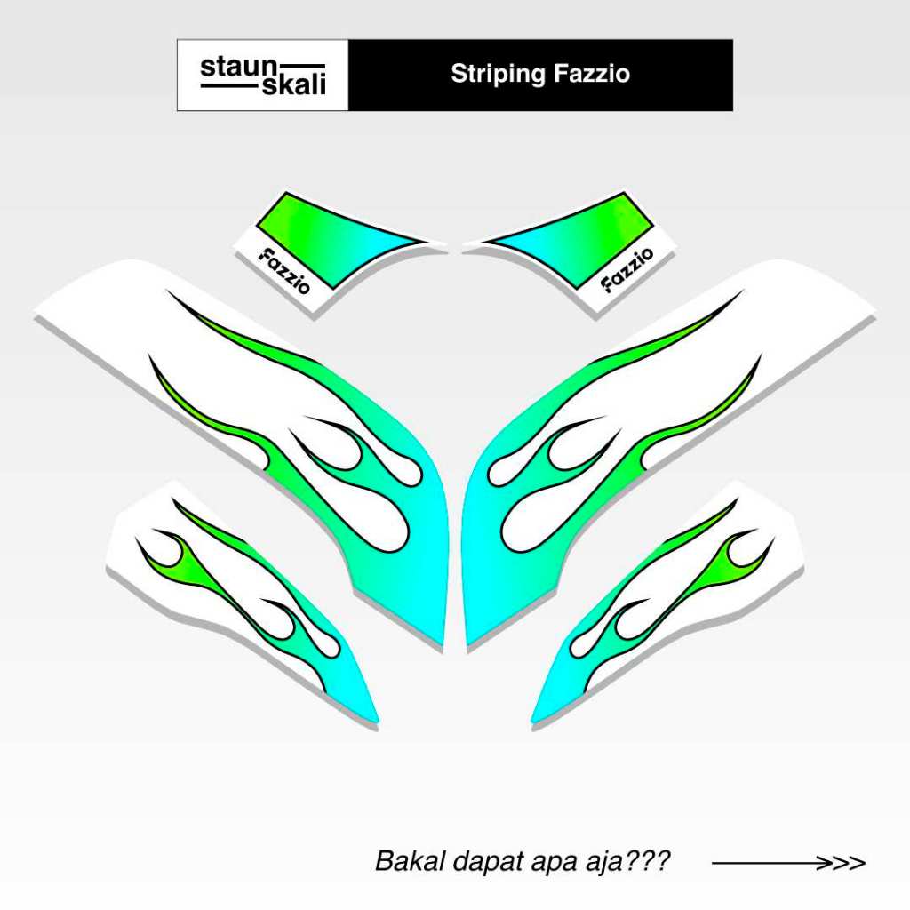 Jual Striping Fazzio Variasi (24) Full Body Custom Original 2022 2023 ...