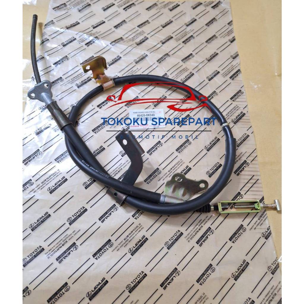 Jual toyota kabel rem tangan belakang kanan hilux vigo dc fortuner hand ...