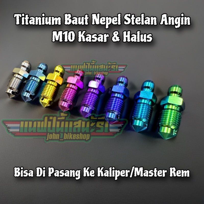 Jual Baut Titanium Nepel Pembuangan Setelan Angin M10 Kasar Halus ...