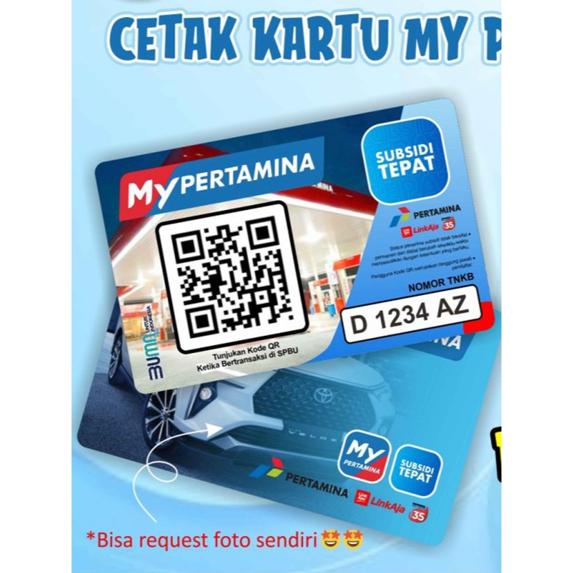 Jual CETAK KARTU MY PERTAMINA | Shopee Indonesia