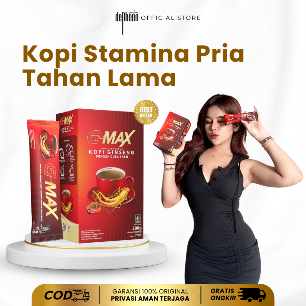 Jual KOPI G MAX ORIGINAL KOPI GINSENG STAMINA PRIA TAHAN LAMA AMAN ( 100% BPOM & HALAL ...