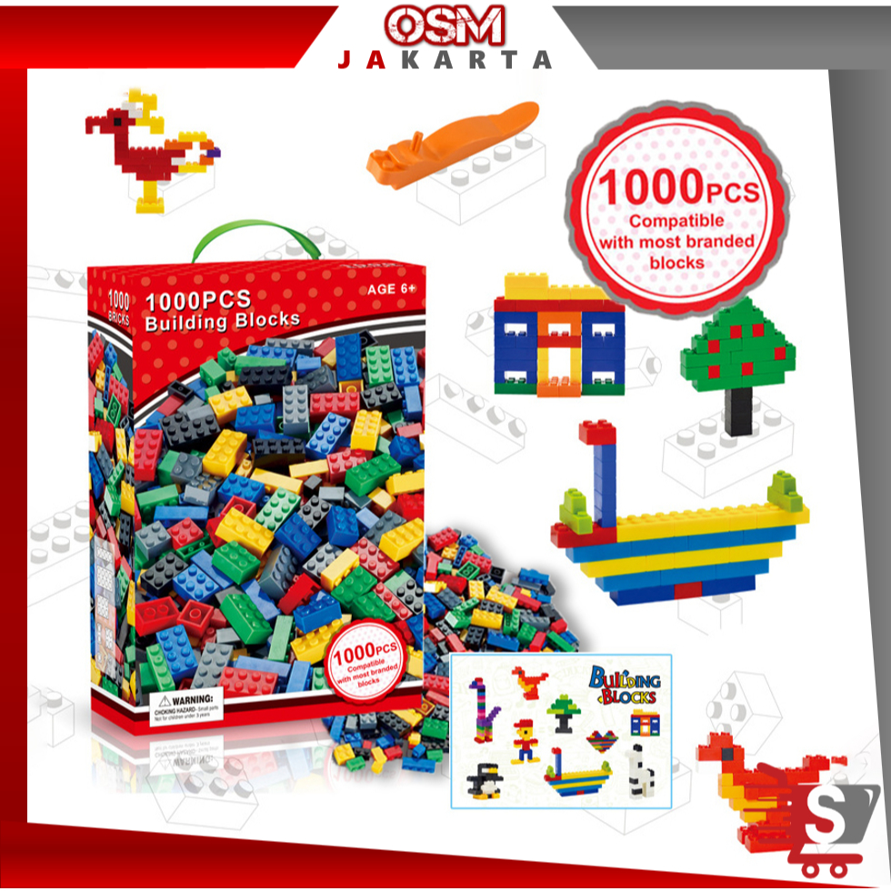 Jual OSM JKT M6335 Building Block Isi 500 PCS & 1000 PCS / Mainan ...