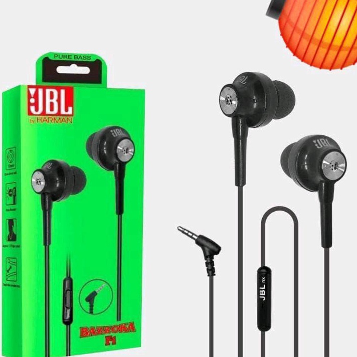 Jual HF Hands JBL BAZOKA F1 Jack 35mm Super Bass Kwalitas MantuL ...