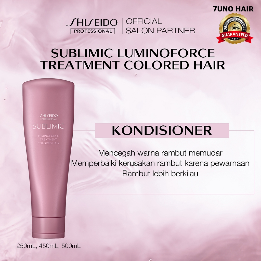 Jual SUBLIMIC LUMINOFORCE TREATMENT CONDITIONER RAMBUT BERWARNA ISI ...