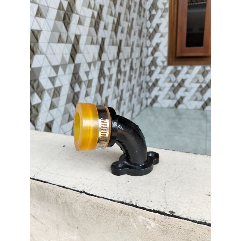 Jual Manipol Manifol Intek Intake Miring Karet Teflon Karburator Motor Bebek Pe 24262830 