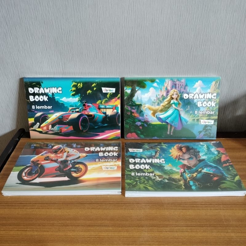 Jual Buku Gambar Forte A4 isi 8 Lembar (per pack) Tema&Cover Acak ...