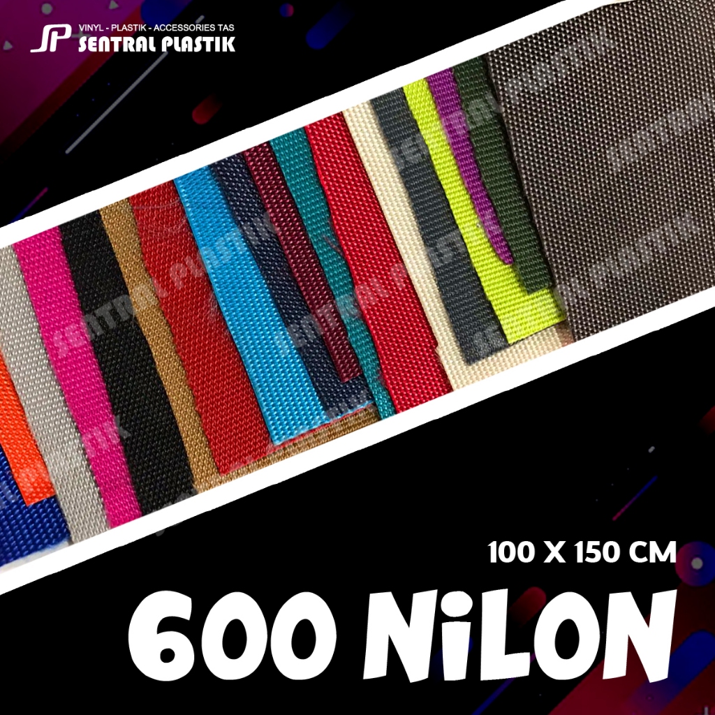 Jual Bahan 600 NILON bahan tas ransel jok sofa warna (per meter) NO ...