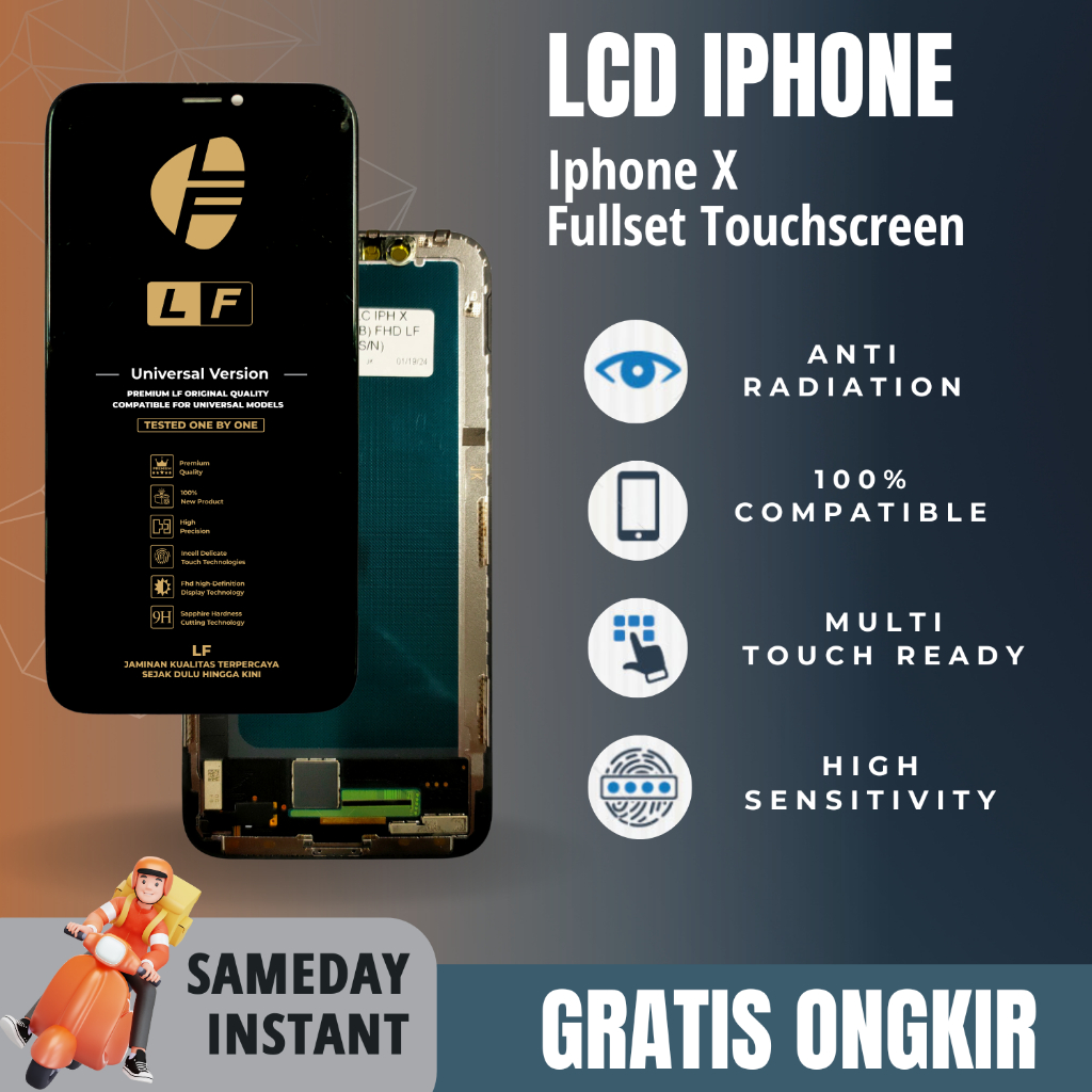 Jual LF - LCD Iph*ne X Fullset Touchscreen | Shopee Indonesia