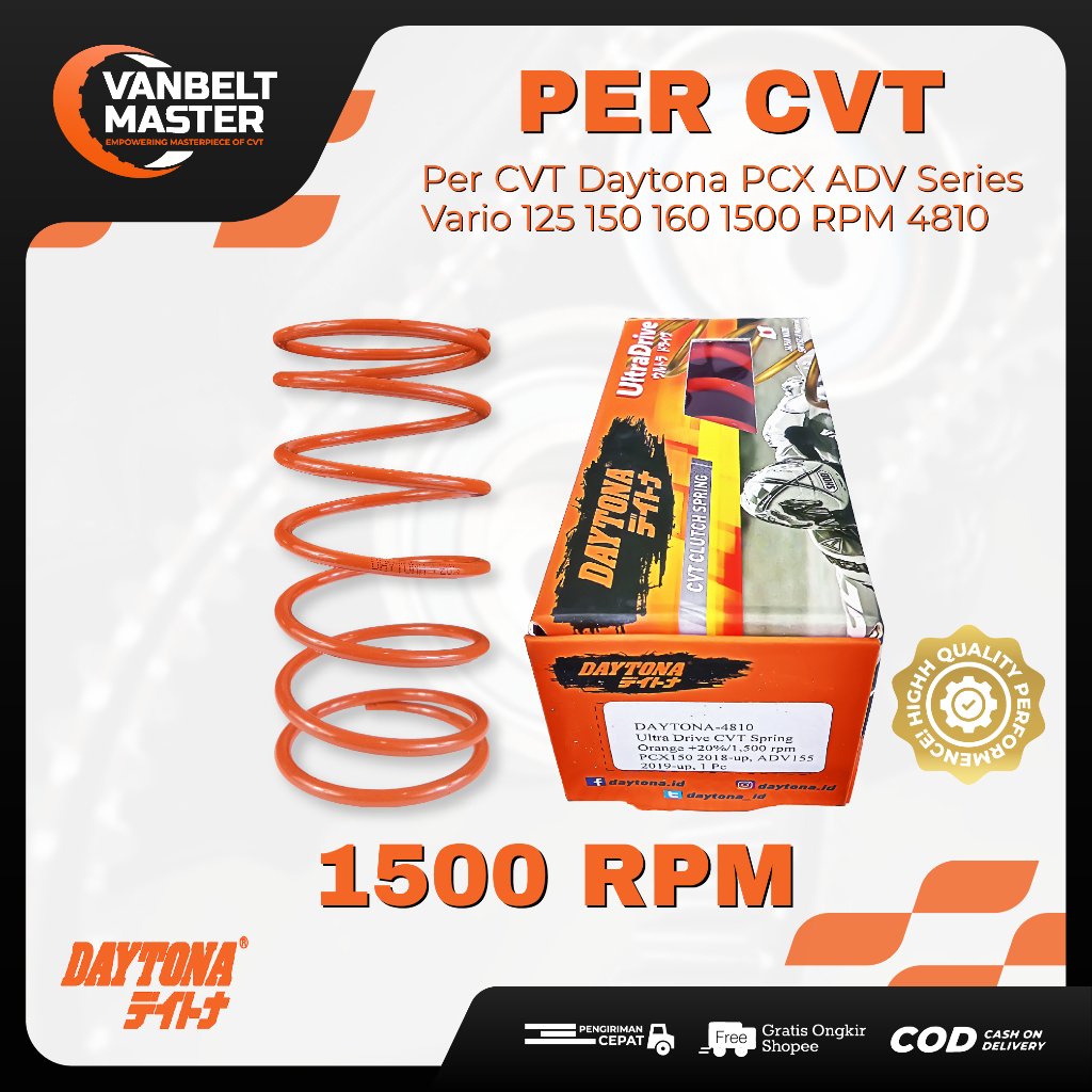 Jual DaytonaPer CVT Vario PCX ADV 125 150 160 FI ESP Racing K35 K36 K97 ...