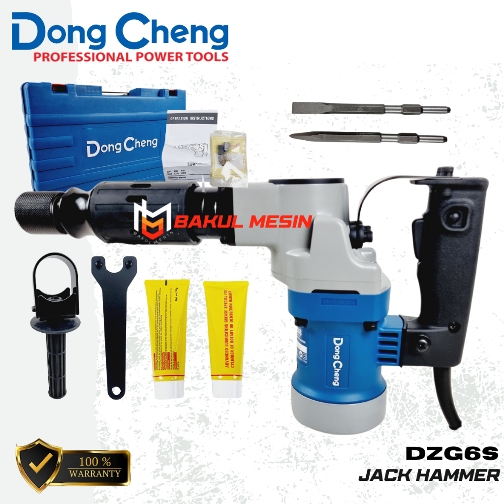 Jual Demolition Hammer DongCheng DZG6S 1050 Watt Mesin bobok beton DZG6 ...