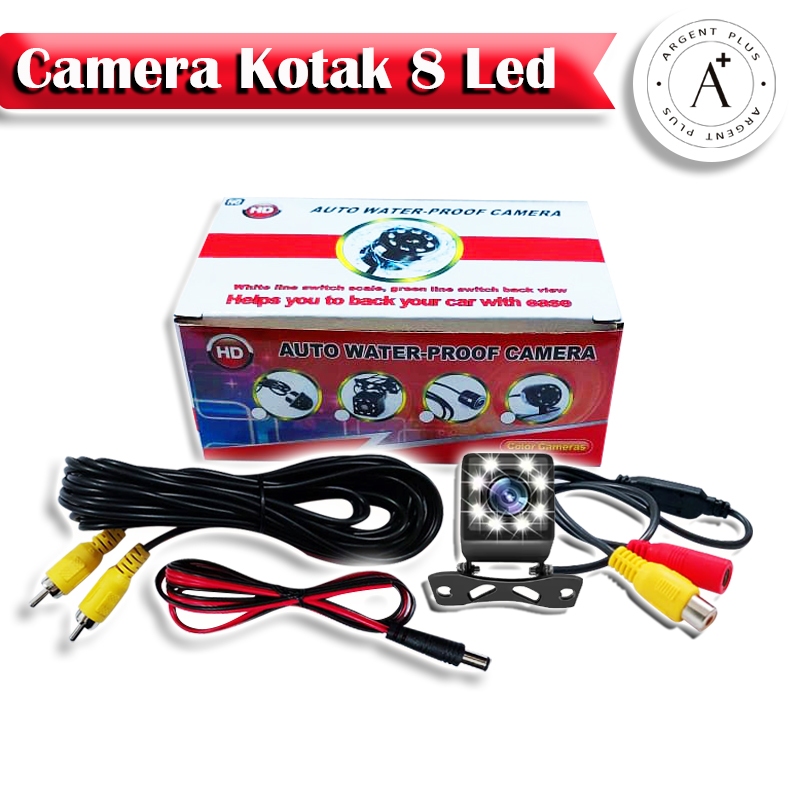 Jual CAMERA MUNDUR KAMERA PARKIR 8 LED KOTAK DUA FUNGSI UNIVERSAL | Shopee Indonesia
