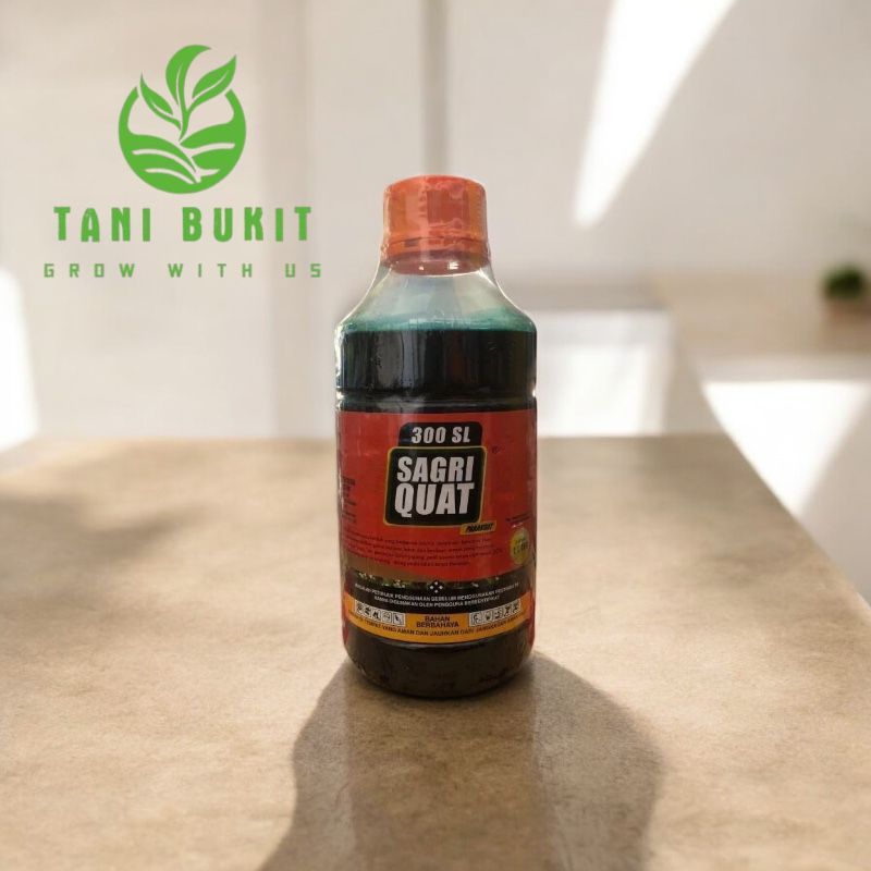 Jual Herbisida Kontak SAGRIQUAT 300 SL 1 Liter - Racun Rumput Parakuat ...