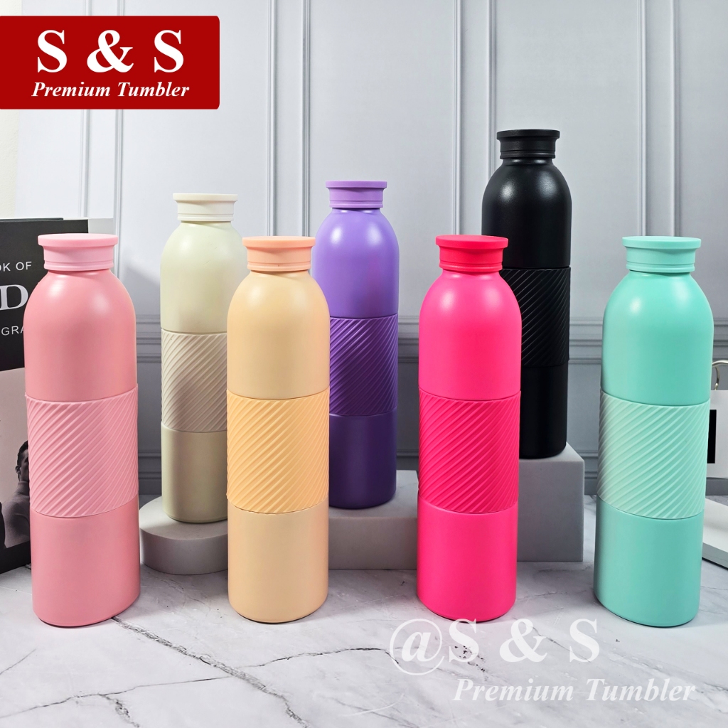 Jual (TM-040)Tumbler Vacuum Insulated Bottle 600ML Tahan Panas Dingin ...