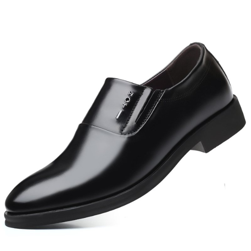 Jual Men Shoes Fashion Oxfords Business Casual Leather Shoes Formal ...