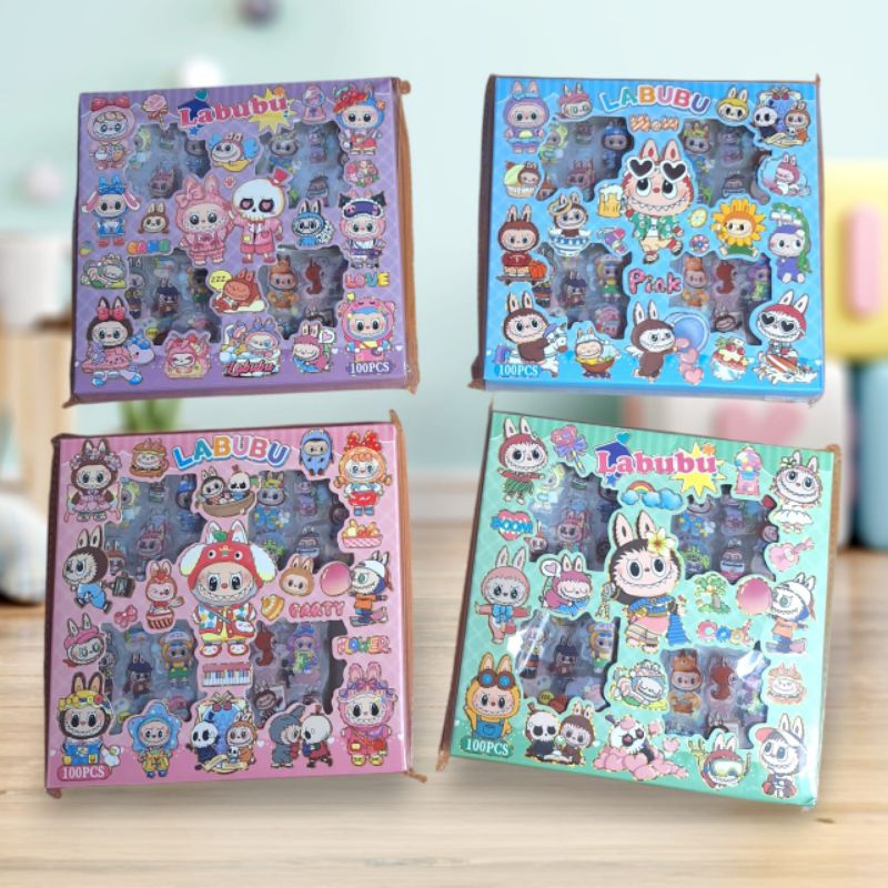 Jual Stiker Box Labubu Sanrio Kuromi Cinnamon Roll Hello Kitty Melody ...