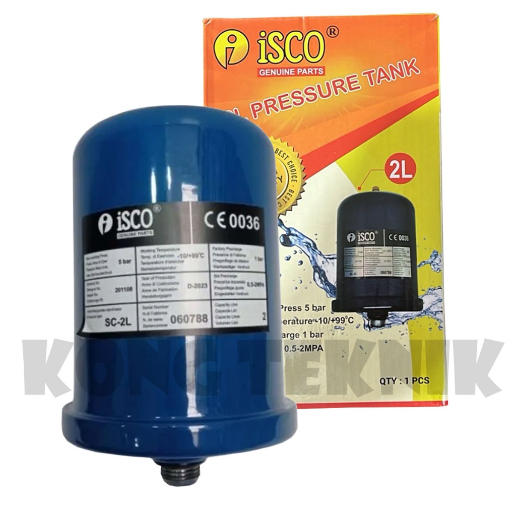 Jual TABUNG POMPA AIR 2L DRAT 1/2" MERK ISCO | Shopee Indonesia