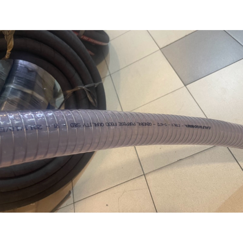 Jual Selang Spring alfagomma uk 1,5 inch Selang Spiral kawat Foodgrade ...