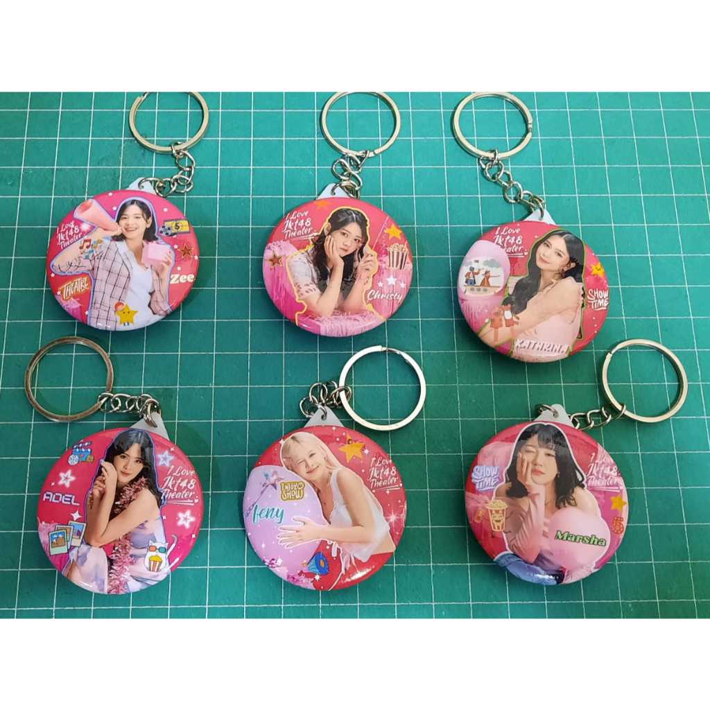 Jual Freebies Koleksi Gantungan Kunci bulat Ganci Bulat JKT48 versi I ...