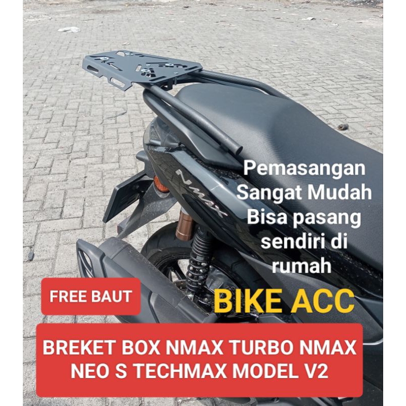 Jual Breket Box Nmax Turbo Nmax Neo S Model V2 Premium | Shopee Indonesia