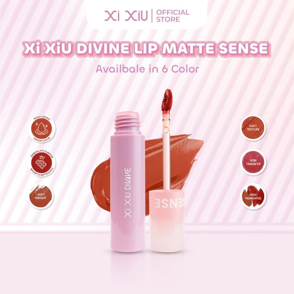 Jual XI XIU DIVINE LIP MATTE SENSE - LIPCREAM MATTE | Shopee Indonesia
