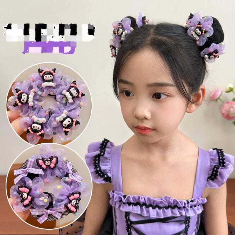 Jual ETH048 Cepol jaring Kuromi Anak Perempuan harga satuan Ikat Rambut ...