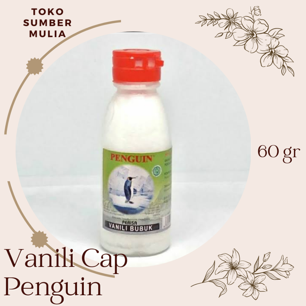 Jual Perisa Vanili Bubuk Cap Penguin | Shopee Indonesia