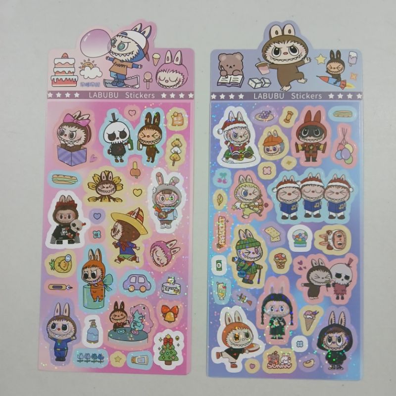 Jual Labubu stiker hologram cutting 1pcs 17x9cm | Shopee Indonesia