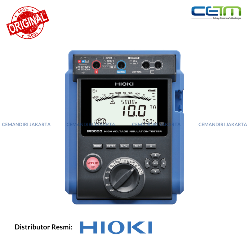 Jual HIOKI IR5050 KIT HIGH VOLTAGE INSULATION TESTER | Shopee Indonesia