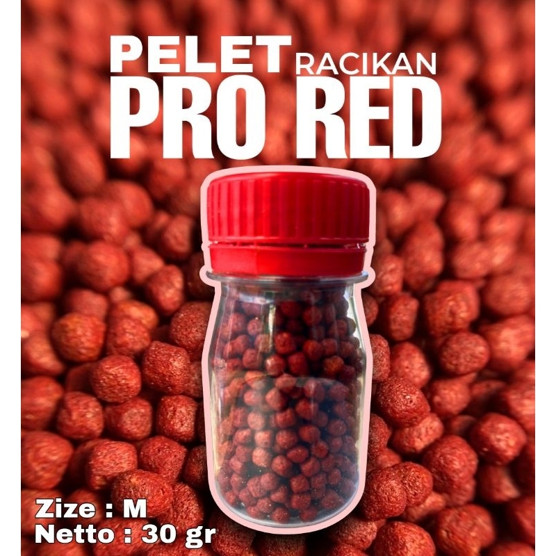 Jual Pelet Pro Red pakan louhan dan jenis ikan lainnya | Shopee Indonesia