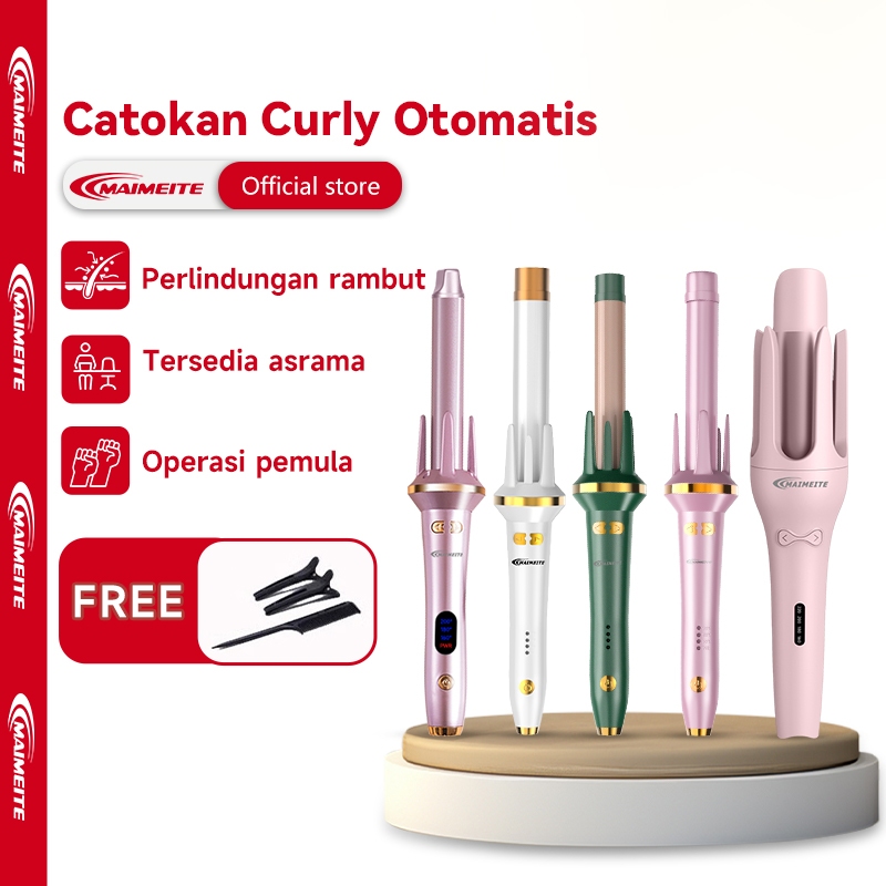 Jual MAIMEITE Catokan Curly Otomatis Taurus Ceramics Hair Styler Curly Rambut Alat Kriting 25 ...