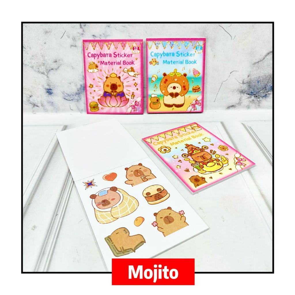 Jual Stiker capybara / sticker buku capybara / label capybara / sticker ...