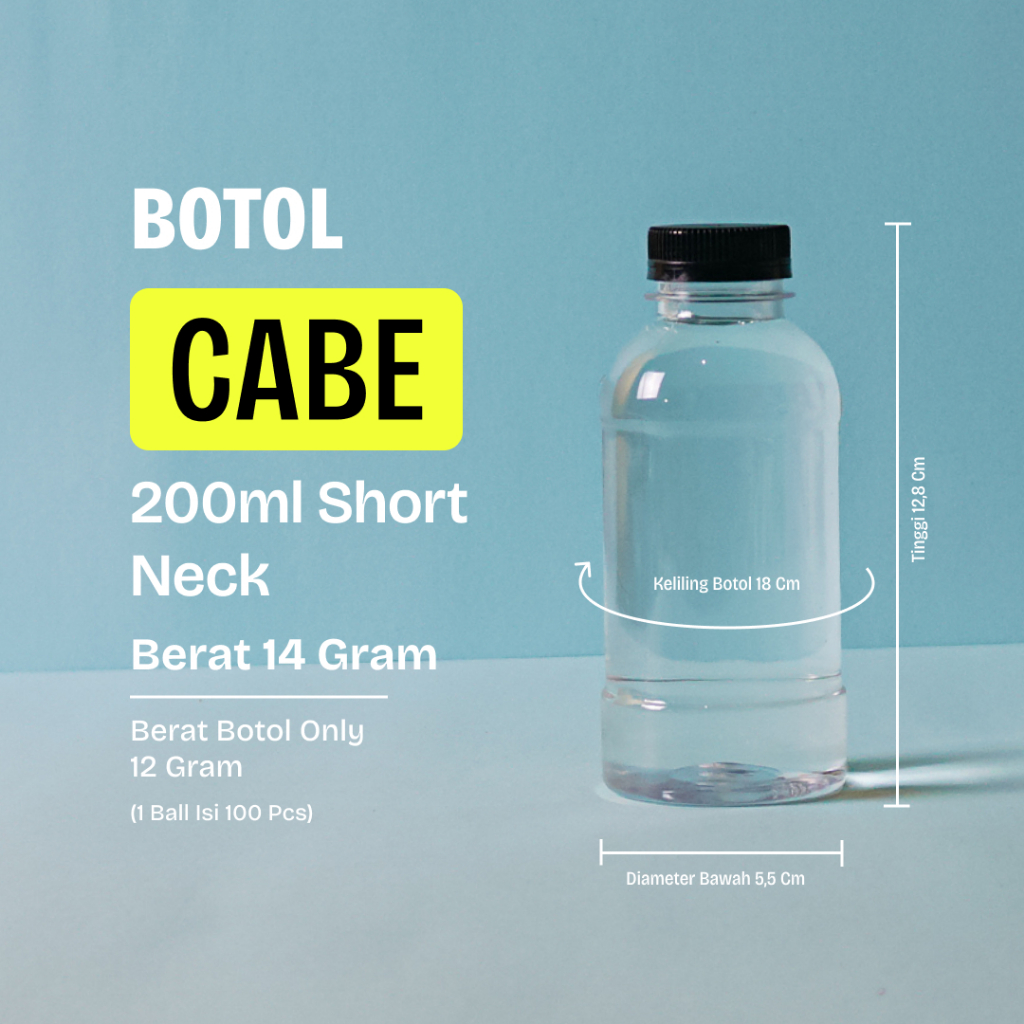 Jual Botol cabe 200ml Botol cabe plastik 200ml | Shopee Indonesia