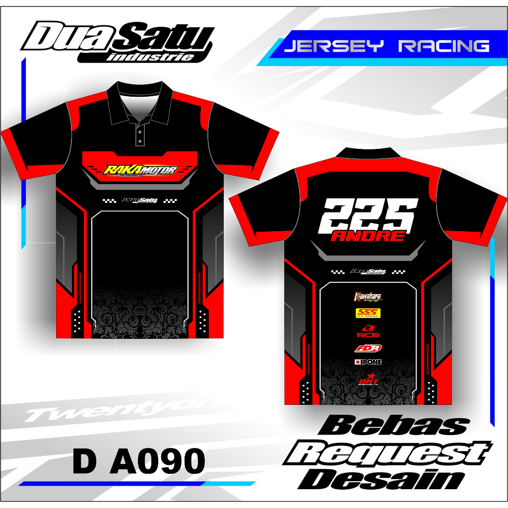 Jual JERSEY RACING kaos baju jersey racing custom full printing jersey ...