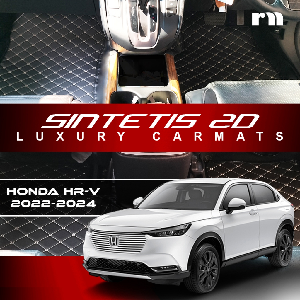 Jual ROYAL MART Karpet Mobil Kulit Sintetis 2D Honda Hrv 2022-2024 Full ...