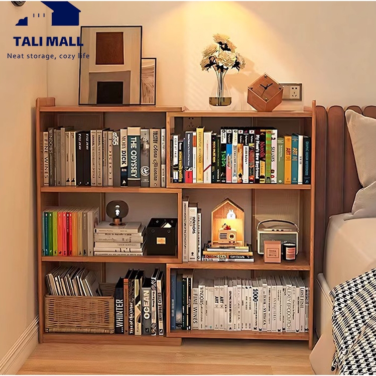 Jual Rak Buku Susun 3 Lapisan Rak Buku Dinding Rak dinding Serbaguna ...