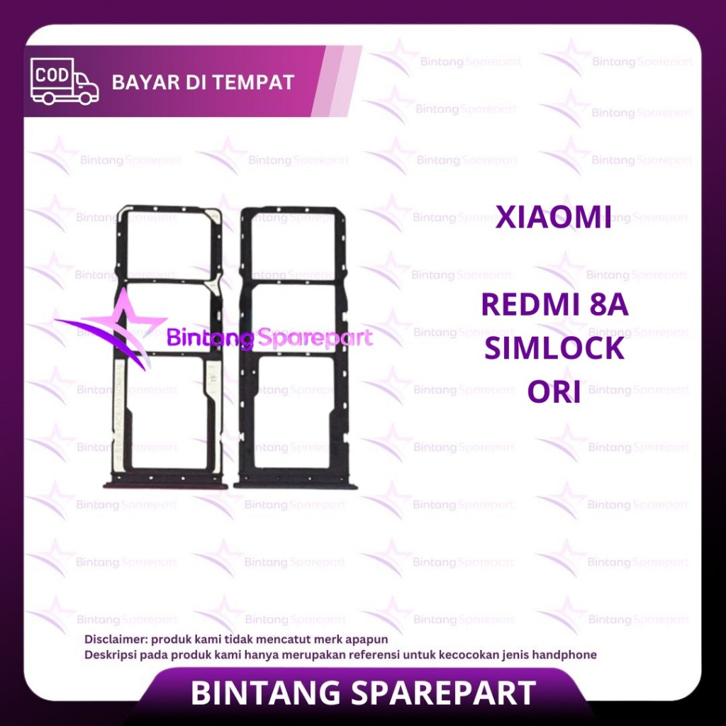 Jual SIMLOCK XIAOMI REDMI 8A / TEMPAT KARTU / SIMTRAY | Shopee Indonesia